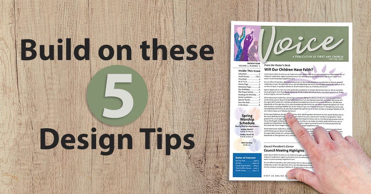 5 Design Ideas For Church Newsletters ChurchArt Blog