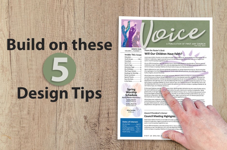 5 Design Ideas For Church Newsletters ChurchArt Blog