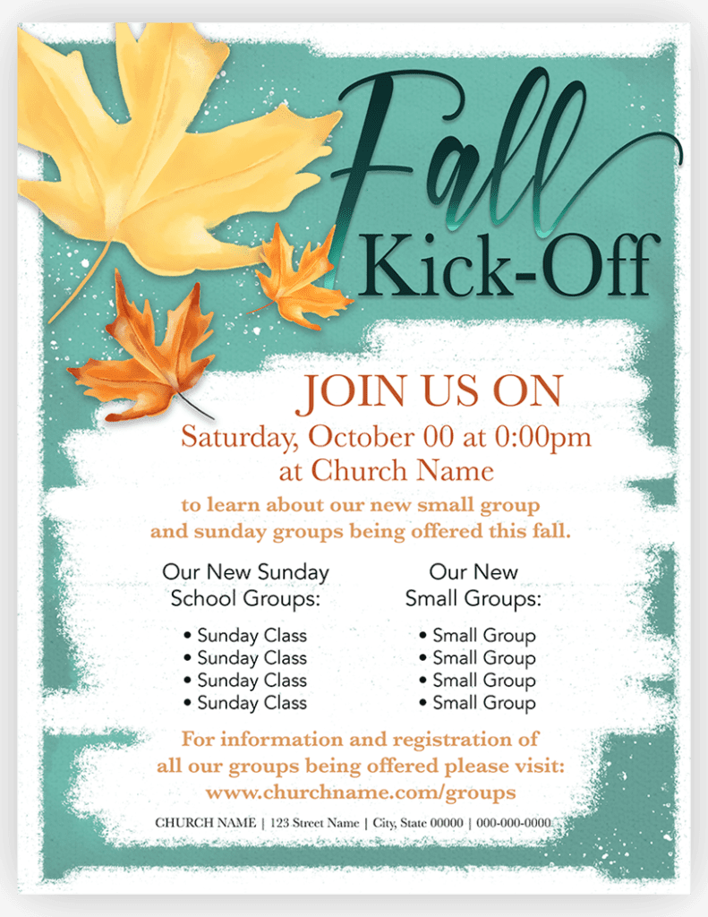 8 Great Ideas To Kick Off Fall Events At Church ChurchArt