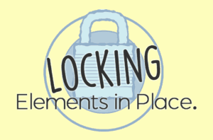 How to Lock Elements In Place In Your Document