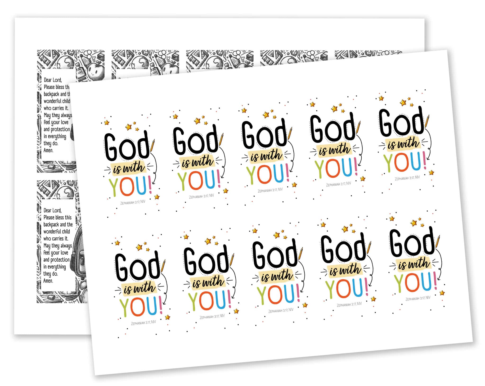 Enhance Back-to-School with Backpack Blessing Tags for Kids