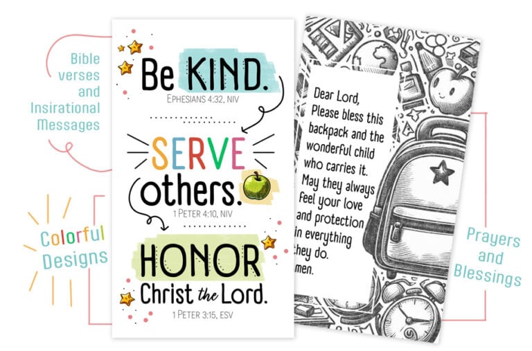 Enhance Back-to-School with Backpack Blessing Tags for Kids